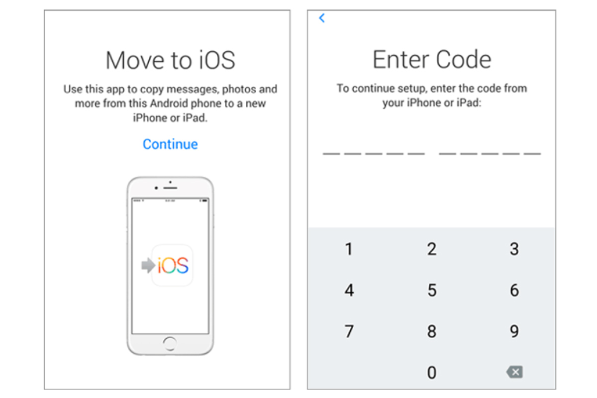 Як перенести дані з андроїда на айфон